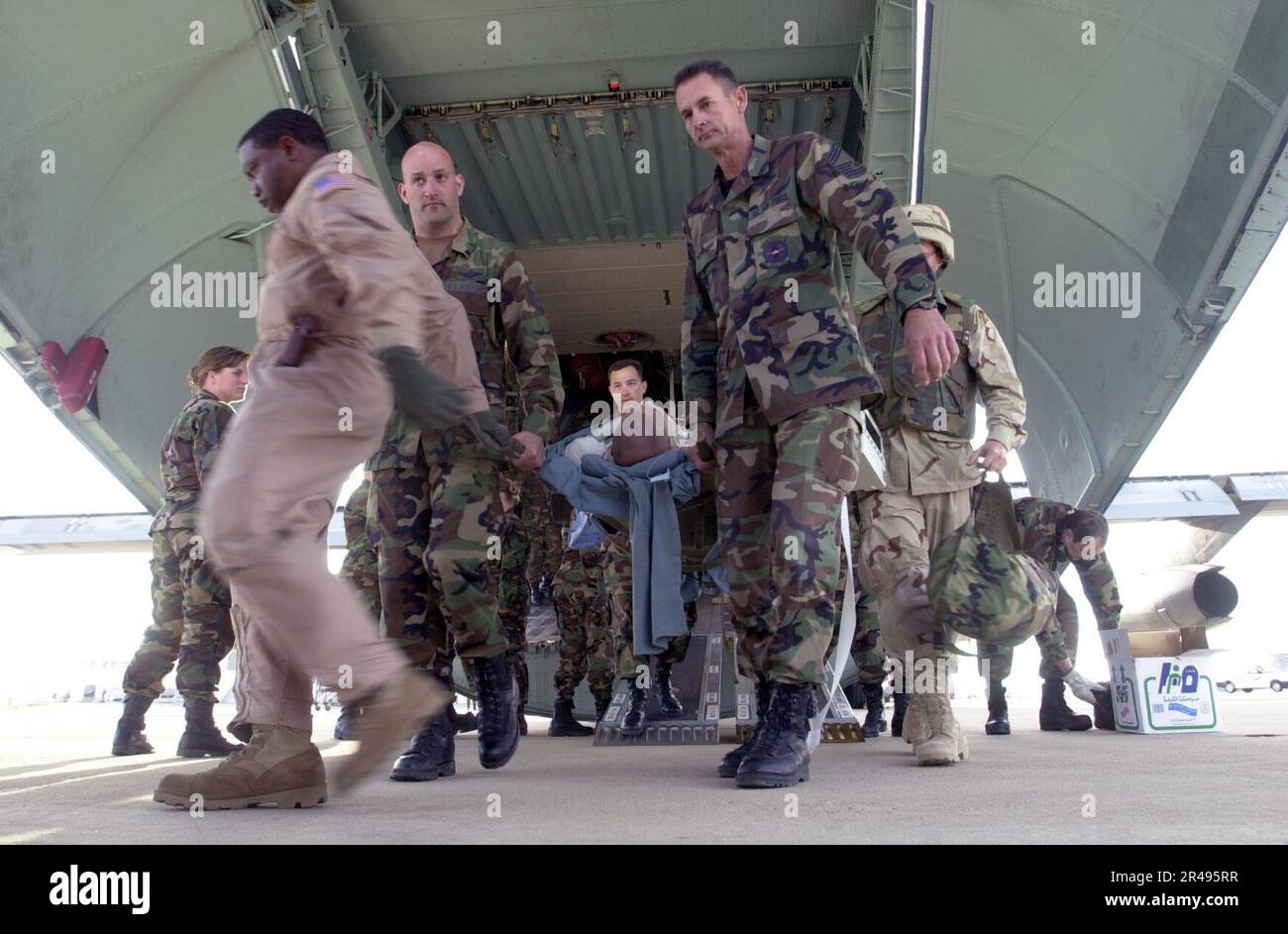 US Navy Members of the U.S. Air Force's 491st Expeditionary Air ...