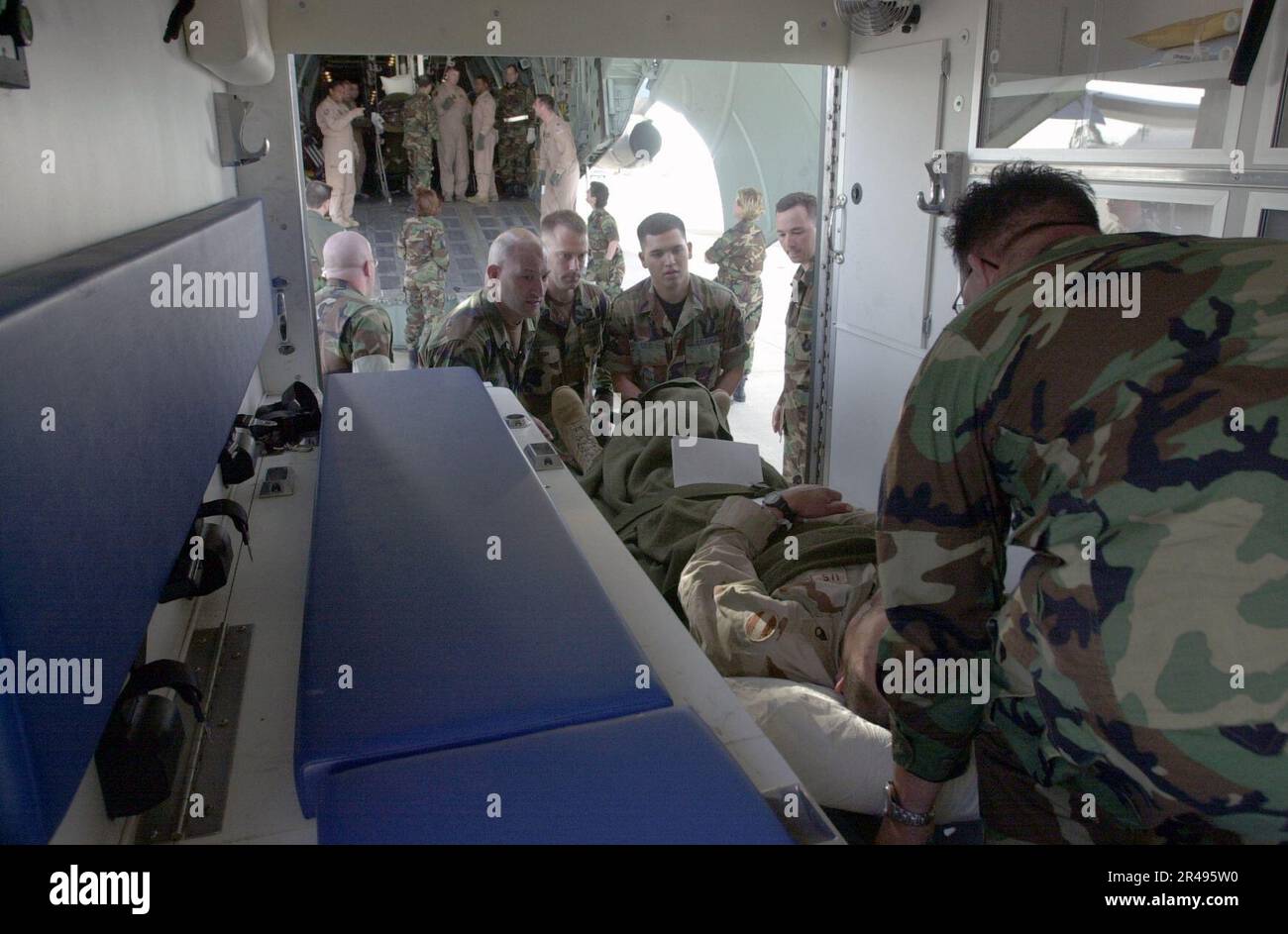 US Navy Members of the U.S. Air Force's 491st Expeditionary Air ...