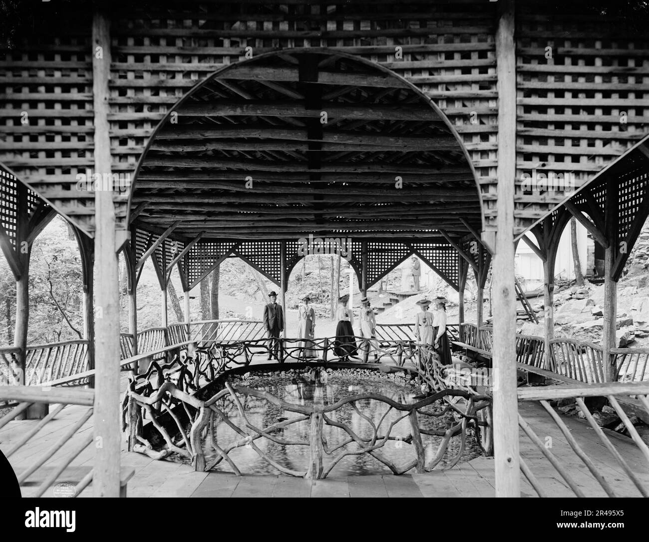 Glen Afton Spring, near Pen Mar Park, c1903 Stock Photo - Alamy