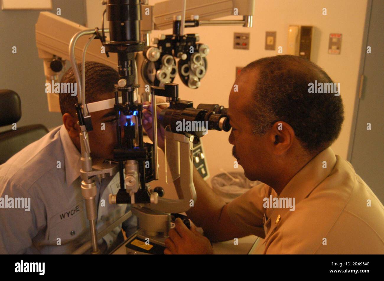 US Navy Eye examination Fleet Activities Sasebo, Japan Stock Photo - Alamy