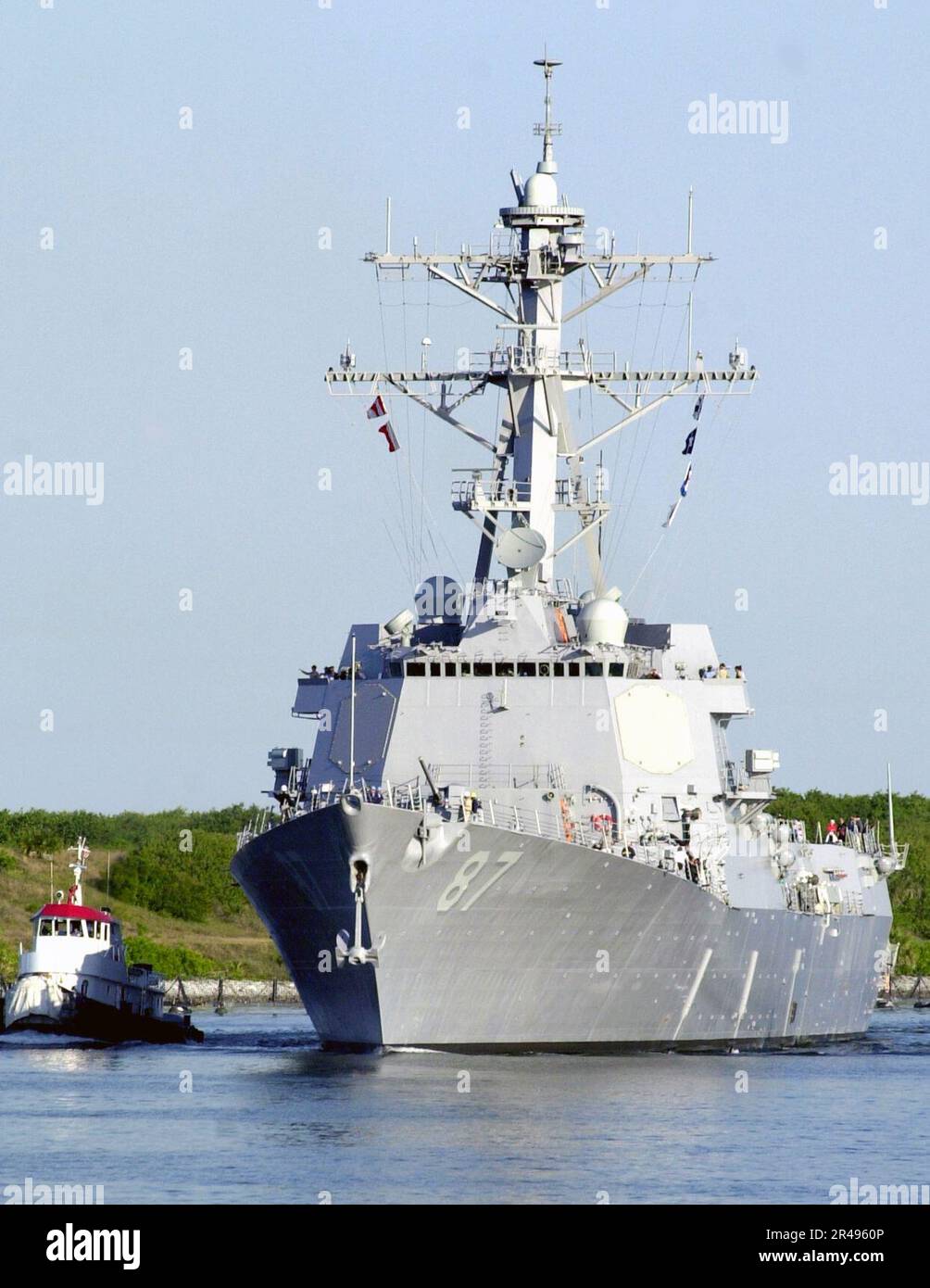 US Navy On April 12, 2003 the Navy commissioned its newest guided ...