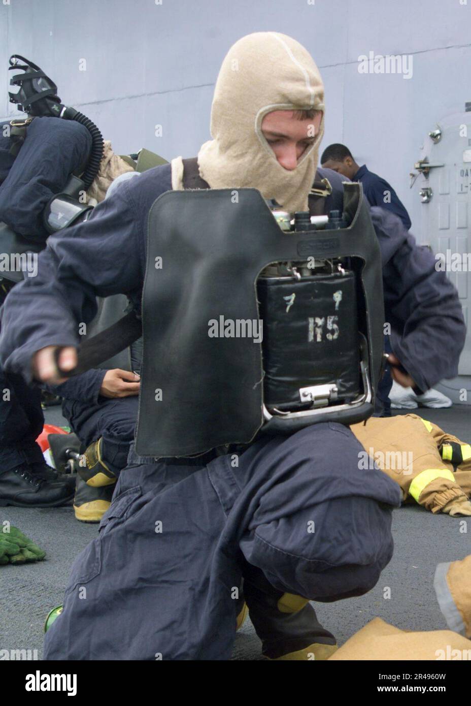 US Navy Damage Controlman Stock Photo - Alamy