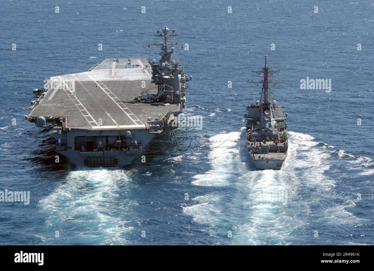 US Navy Guided missile destroyer USS John Paul Jones (DDG 53) pulls ...