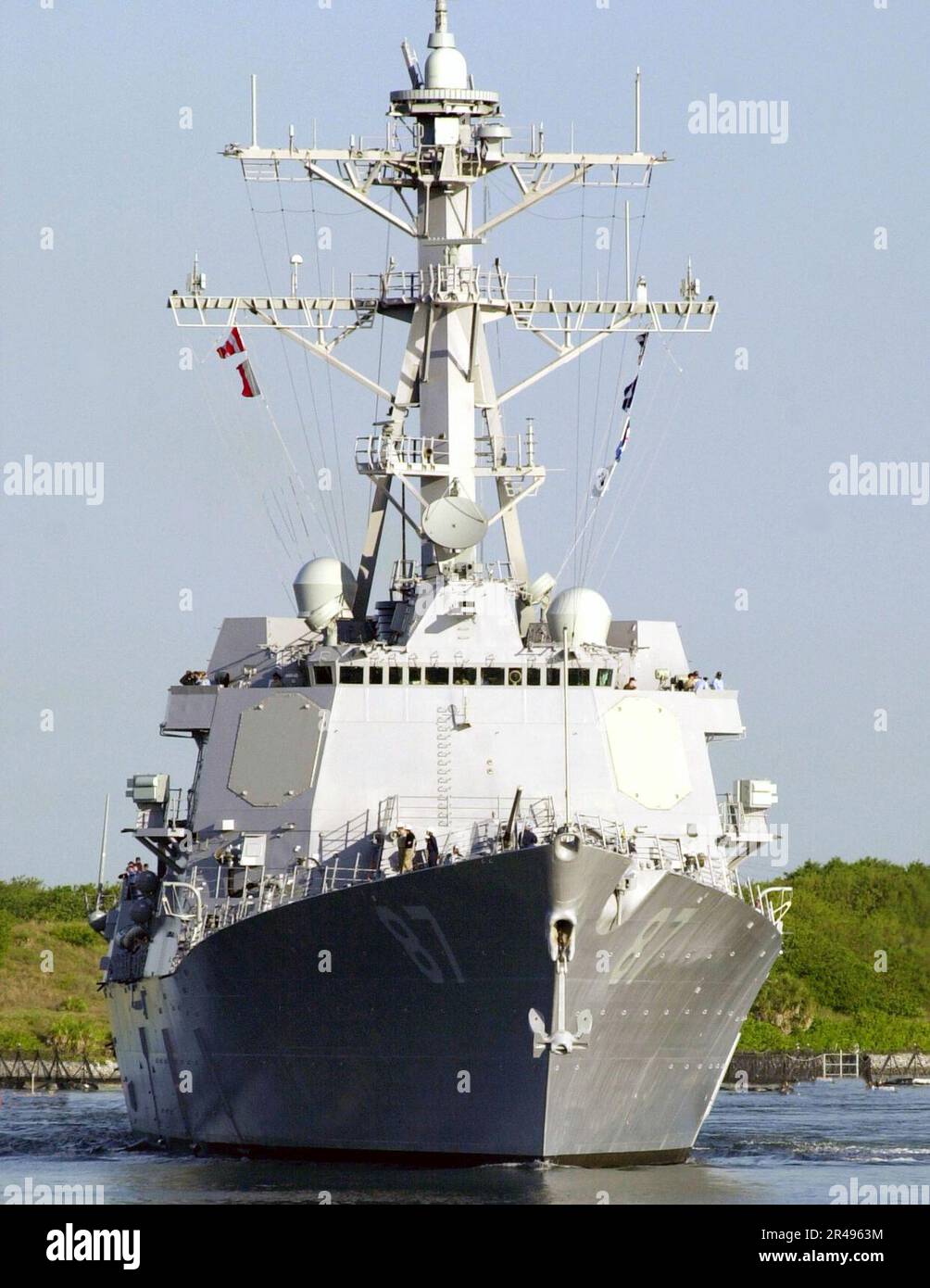 US Navy On April 12, 2003 the Navy commissioned its newest guided ...
