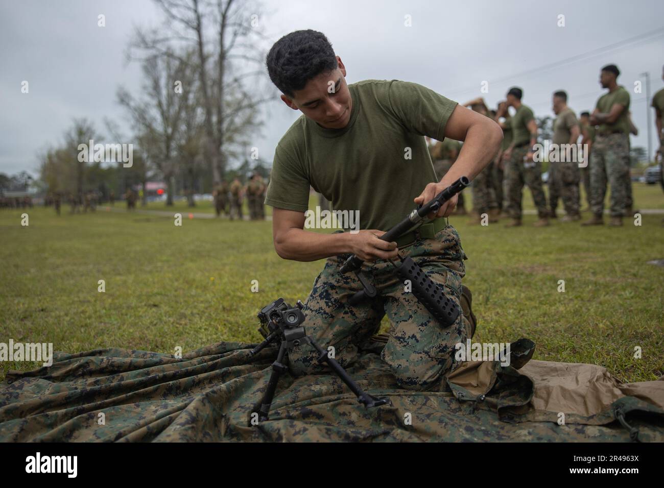 A U.S. Marine with 2d Assault Amphibian Battalion (AAbn), 2d Marine ...