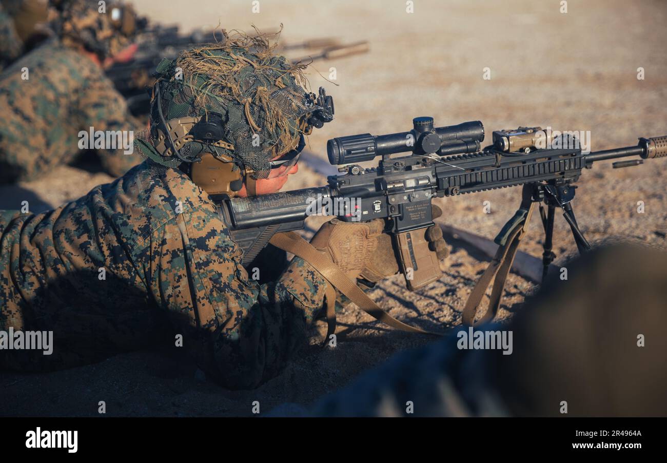 A U.S. Marine with 3d Littoral Combat Team, 3d Marine Littoral Regiment ...