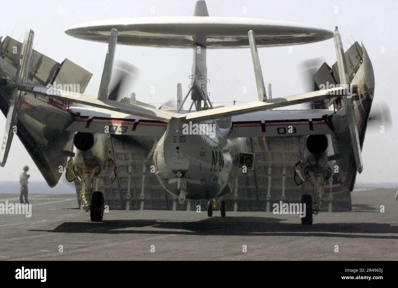 US Navy An E-2C Hawkeye assigned to the ''Wallbangers'' of Carrier ...