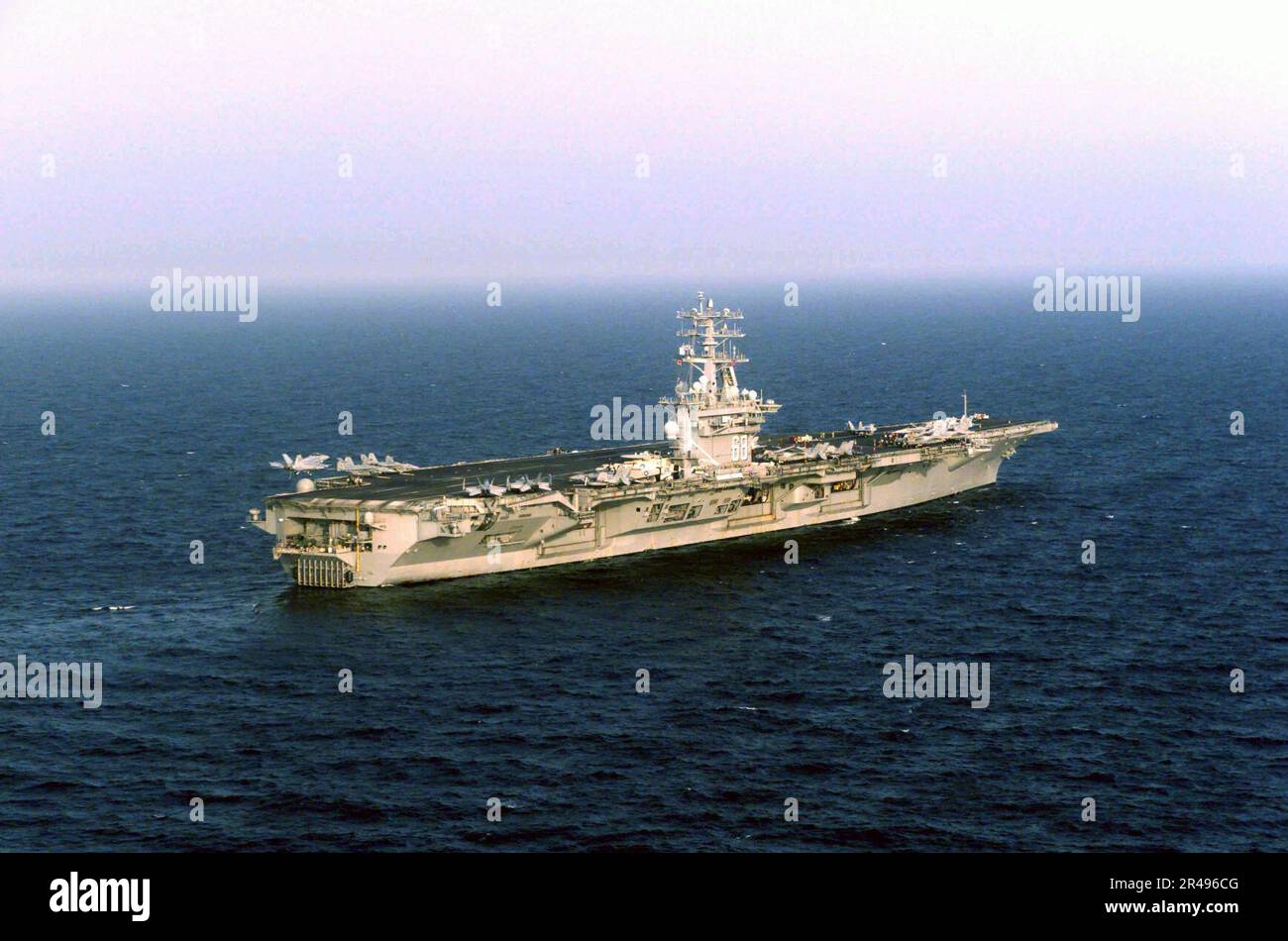 US Navy USS Nimitz (CVN 68) and Carrier Air Wing Eleven (CVW-11) carry ...