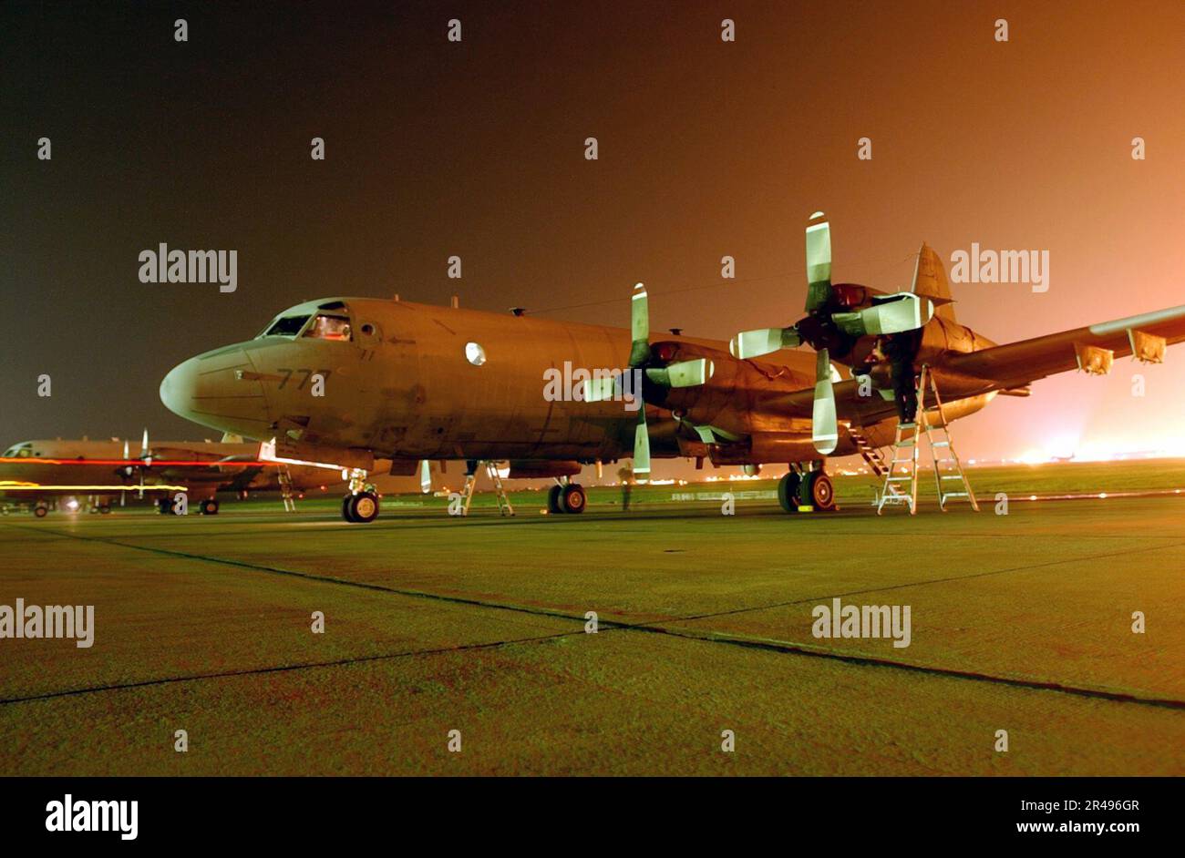 US Navy A P-3C Orion assigned to Patrol Squadron Nine (VP-9 Stock Photo ...