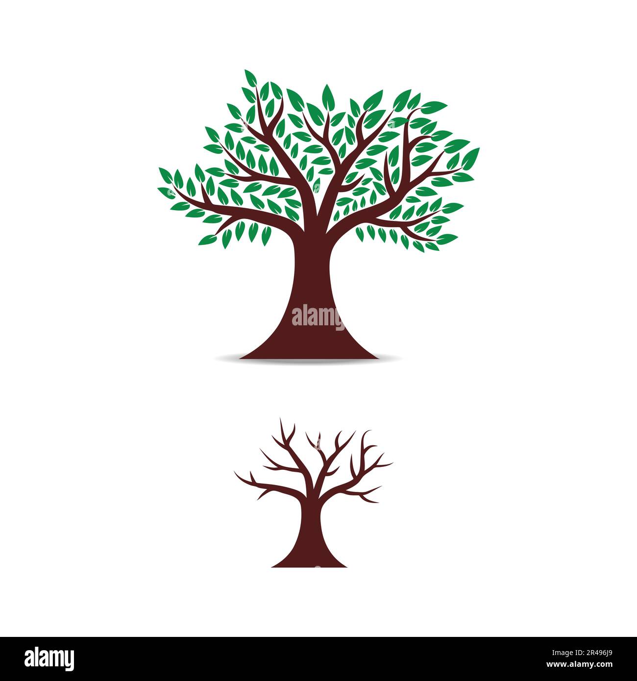 Green Tree Logo. Vector tree icon. Nature logo Stock Vector Image & Art ...