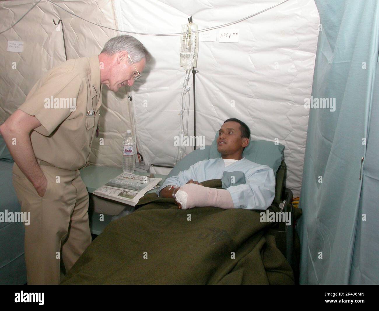 US Navy Adm. Gregory Johnson, Commander, U.S. Naval Forces Europe ...