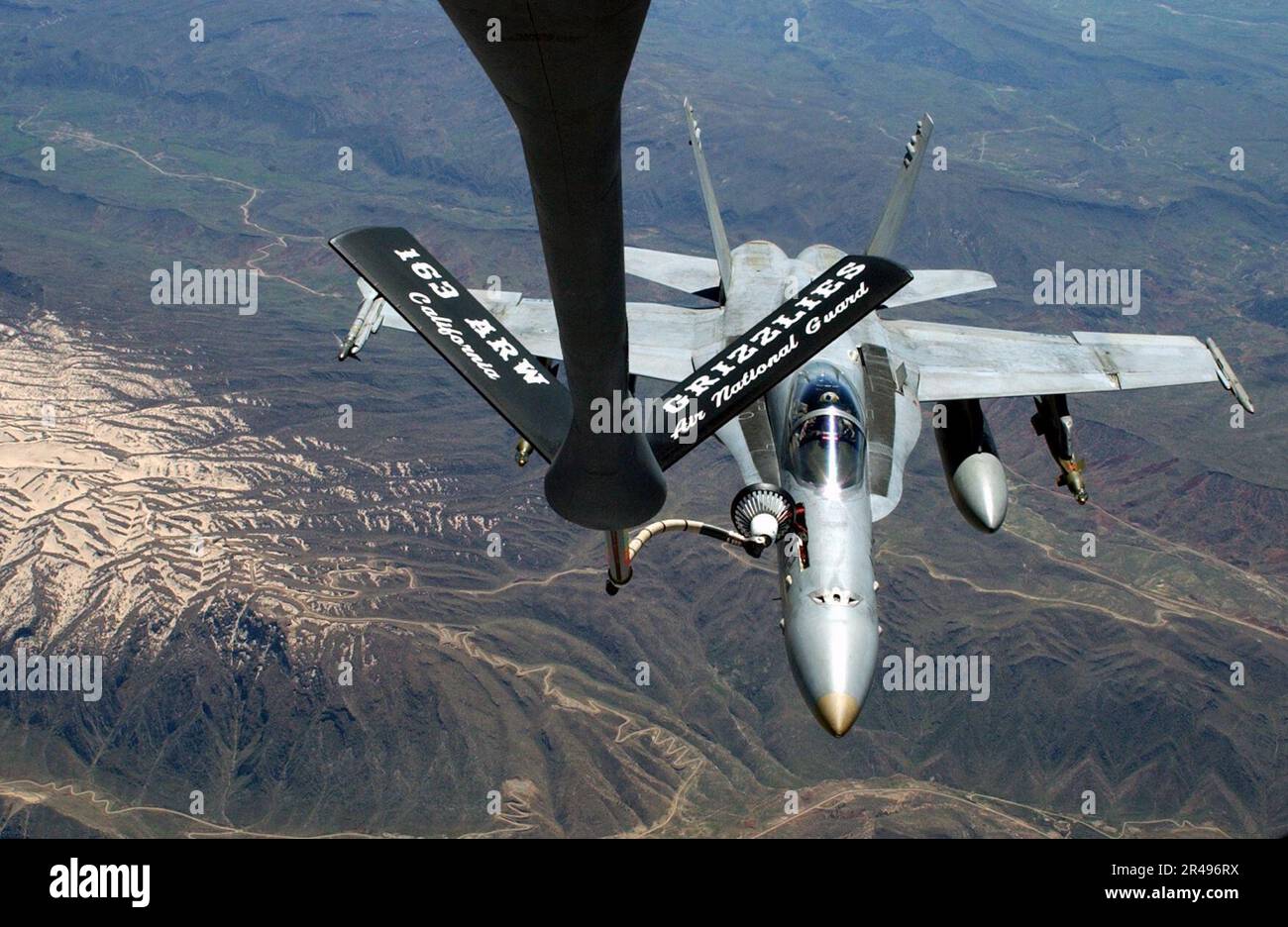 US Navy An F-A-18 Hornet strike fighter embarked aboard USS Harry S ...