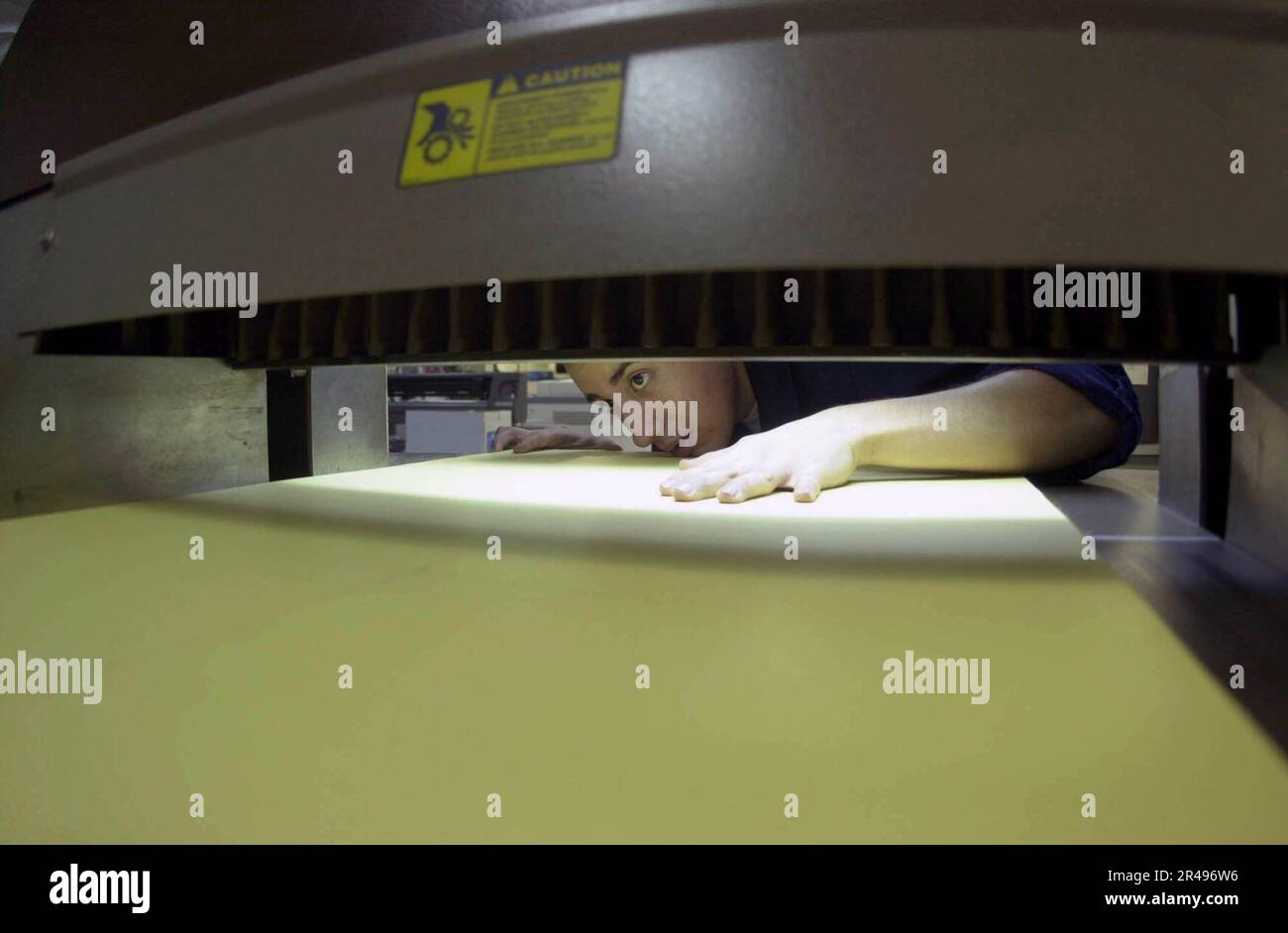 US Navy Lithographer Stock Photo - Alamy