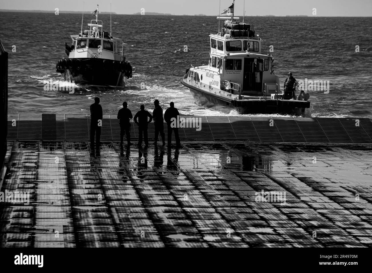 230329-N-CE729-1051 ATLANTIC OCEAN (March 29, 2023) Sailors aboard the ...