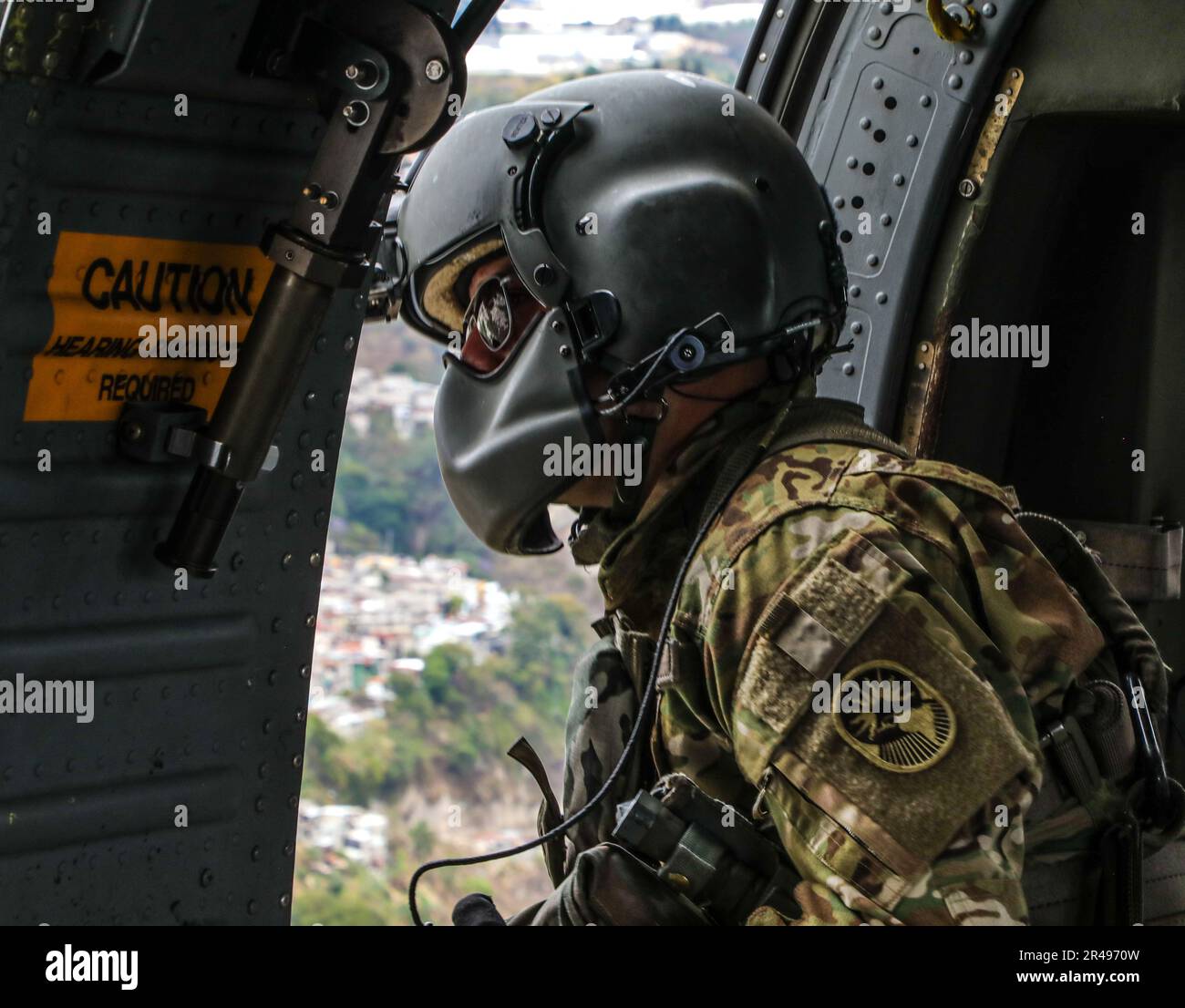 Sgt. Xavier Martinez, a UH60 Crew Chief from 1-228th Aviation Regiment ...
