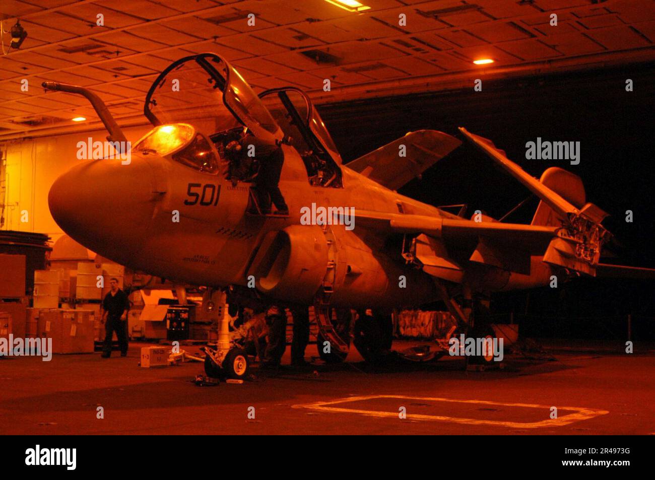 US Navy Crewmembers from the ''Shadow Hawks'' of Electronic Attack ...