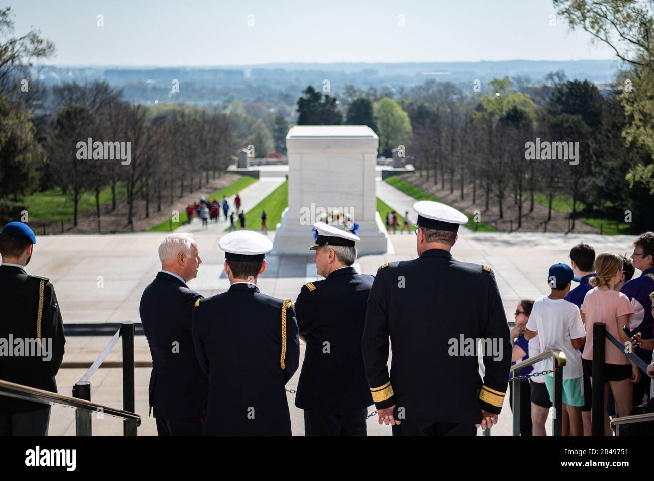 (From left to right) Charles Alexander, Jr., superintendent, Arlington ...