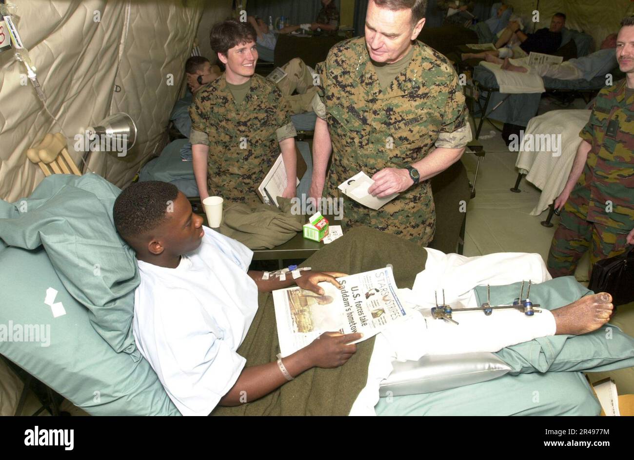 US Navy Marine Corps Gen. James Jones, Commander, U.S. European Command ...