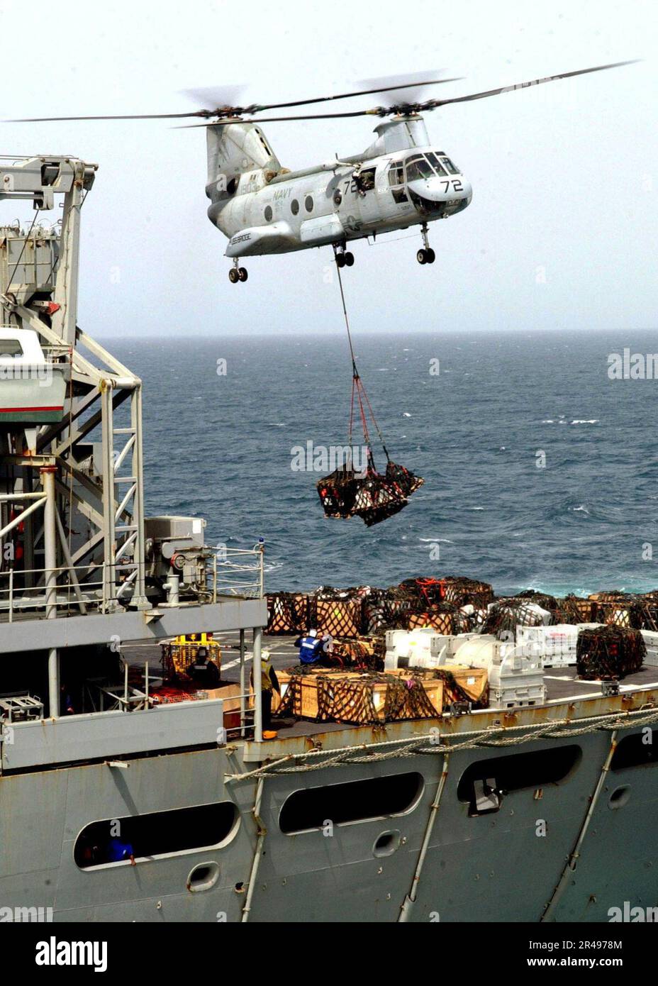 Navy Ch 46 Helicopter