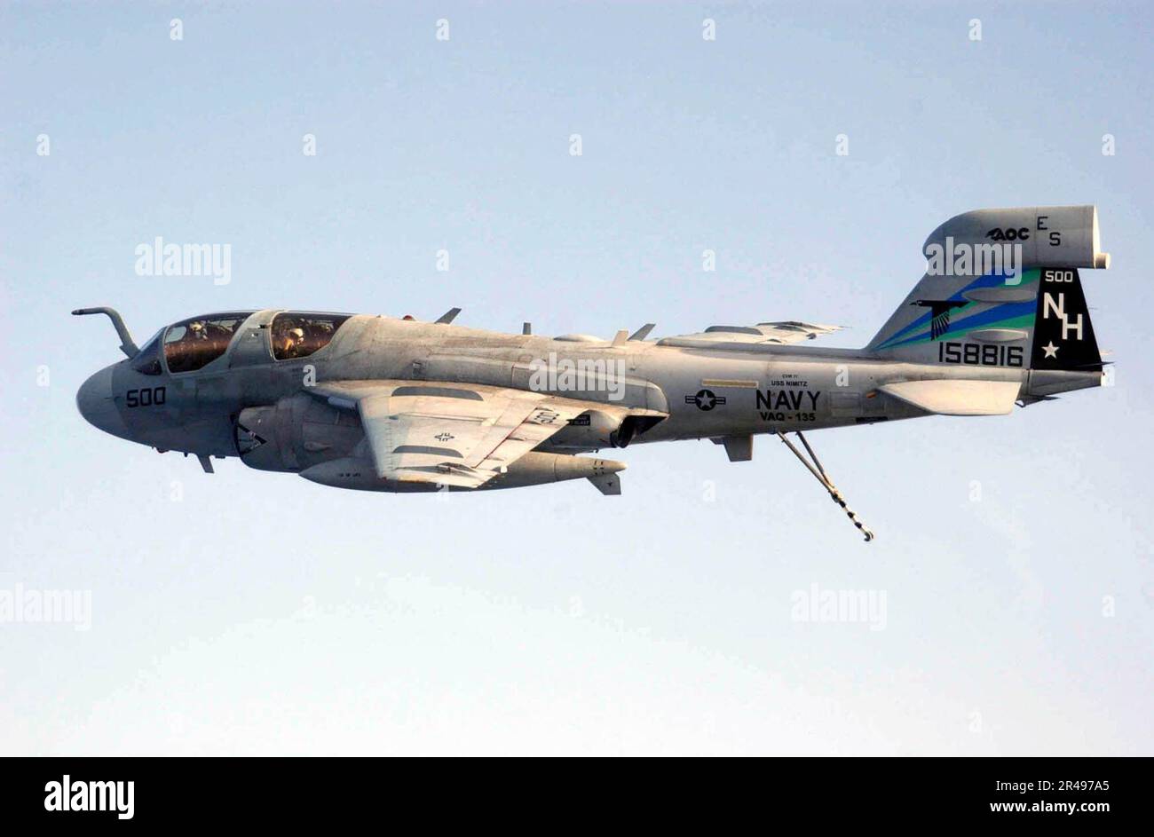 US Navy An EA-6B Prowler assigned to the ''Black Ravens'' of Electronic ...