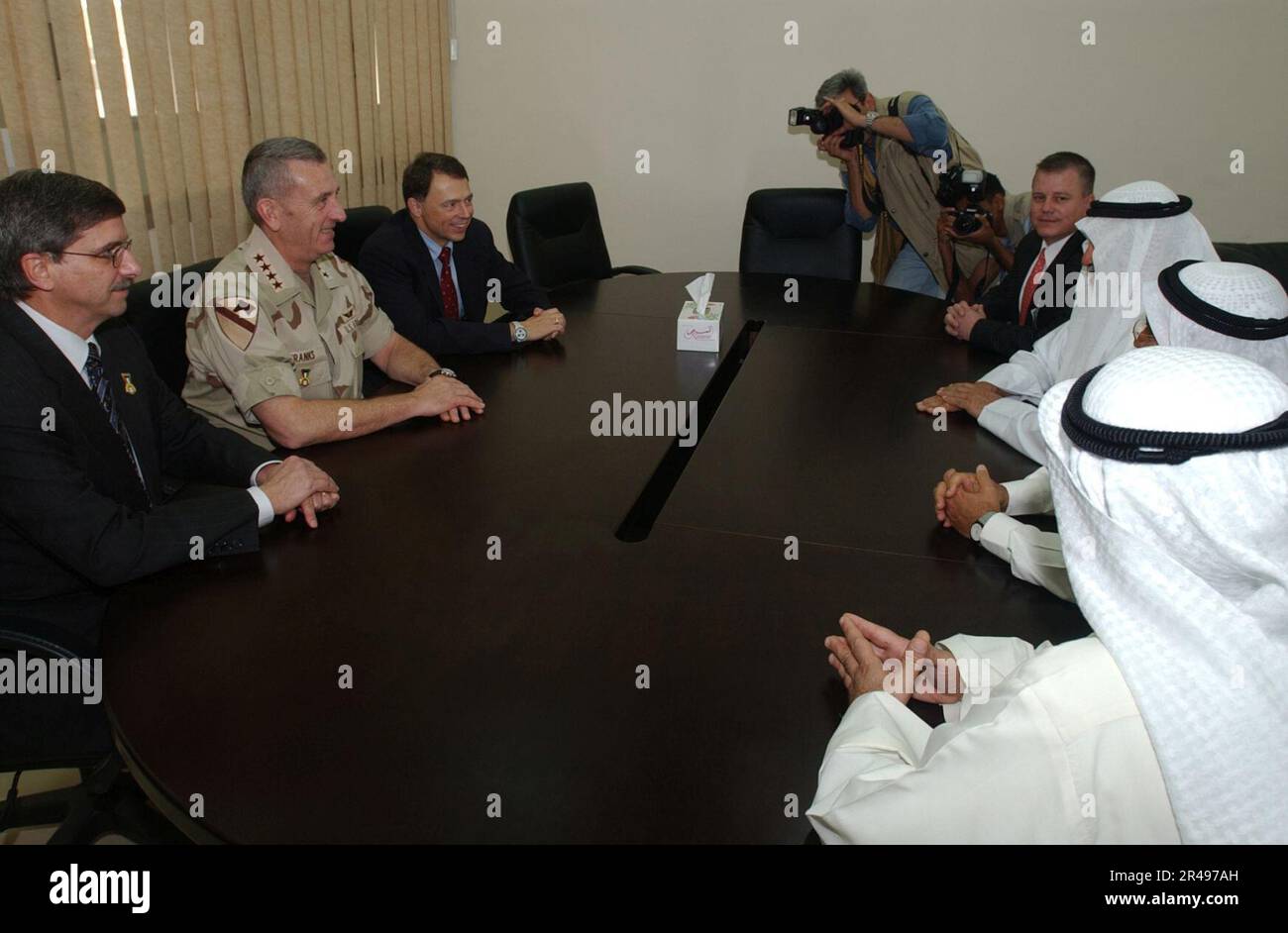 US Navy Gen. Tommy Franks, Commander, U.S. Forces Central Command ...