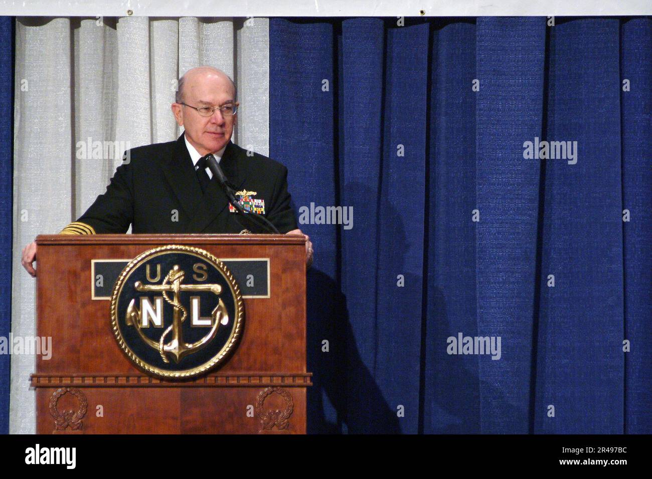 US Navy Adm. Vern Clark Stock Photo - Alamy