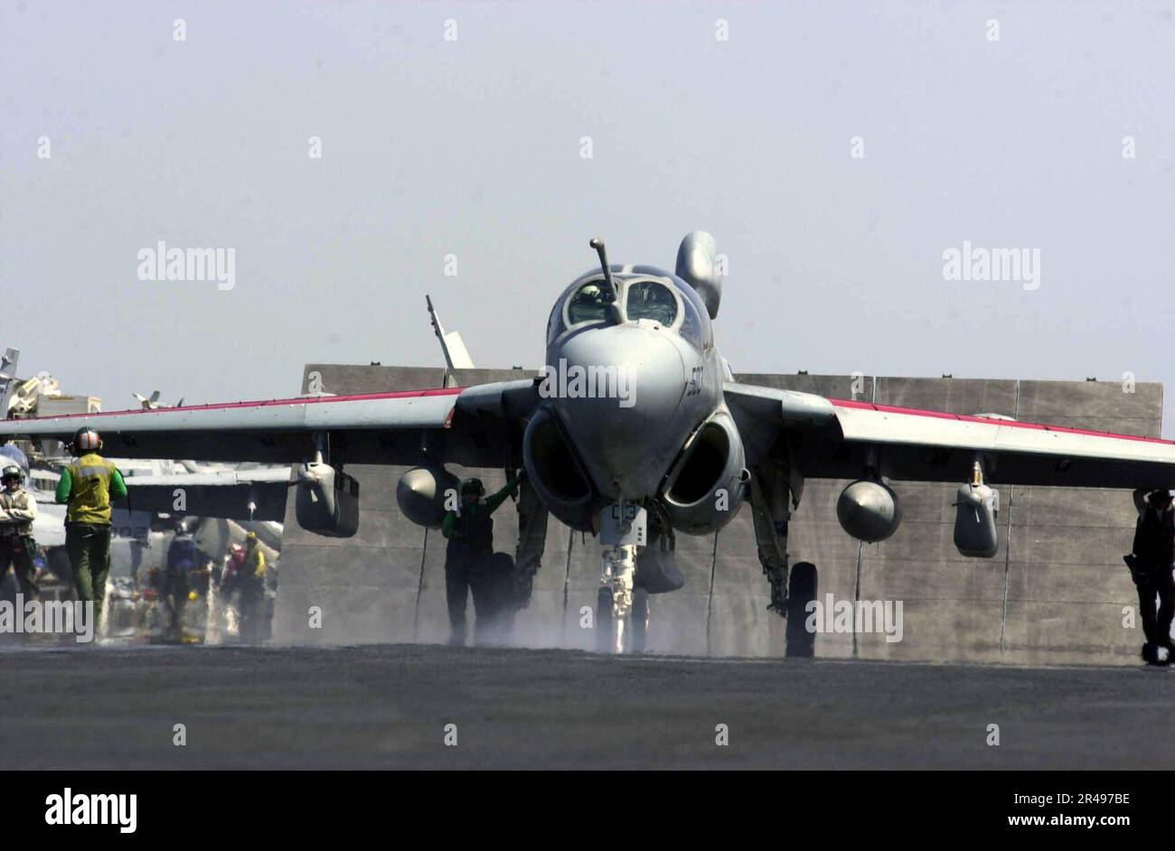 US Navy An EA-6B Prowler assigned to the ''Black Ravens'' of Electronic ...