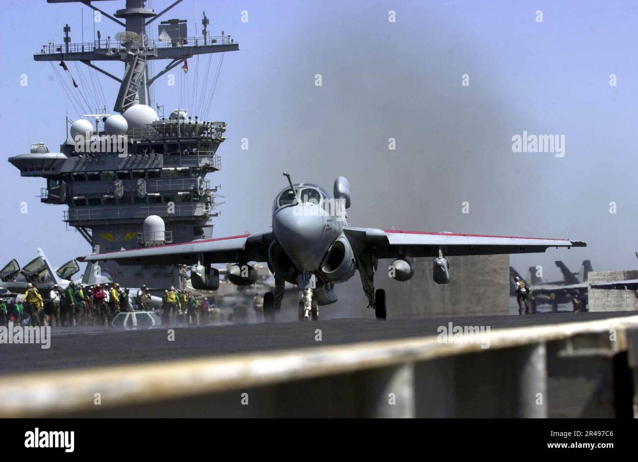 US Navy An EA-6B Prowler assigned to the ''Black Ravens'' of Electronic ...