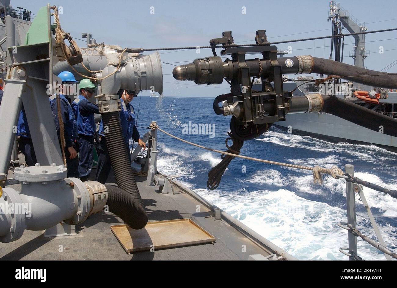 US Navy The Military Sea Lift Command, fleet oilier USNS Kanawha (T-AO ...