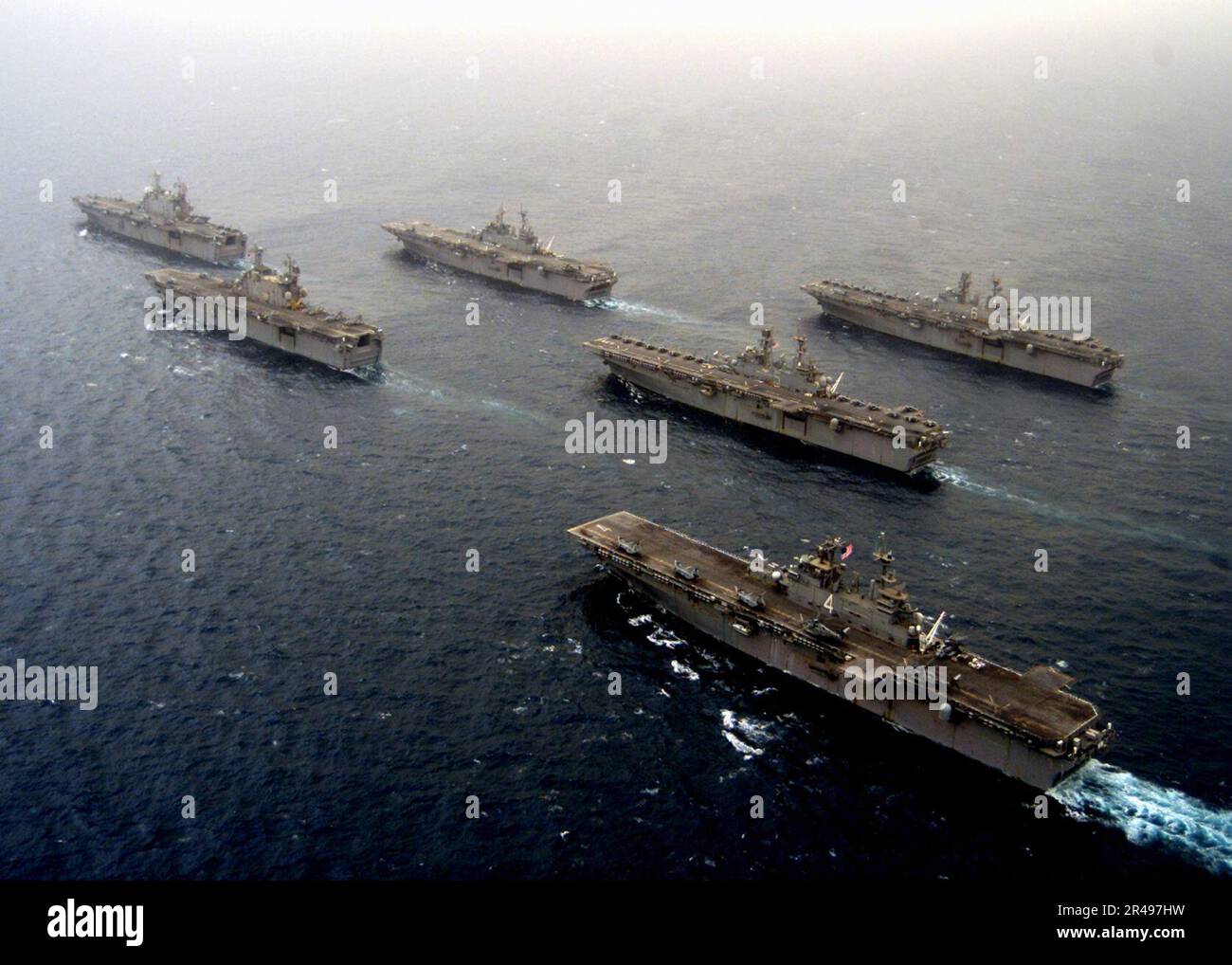 US Navy The amphibious assault ships of Commander, Task Force Fifty One ...