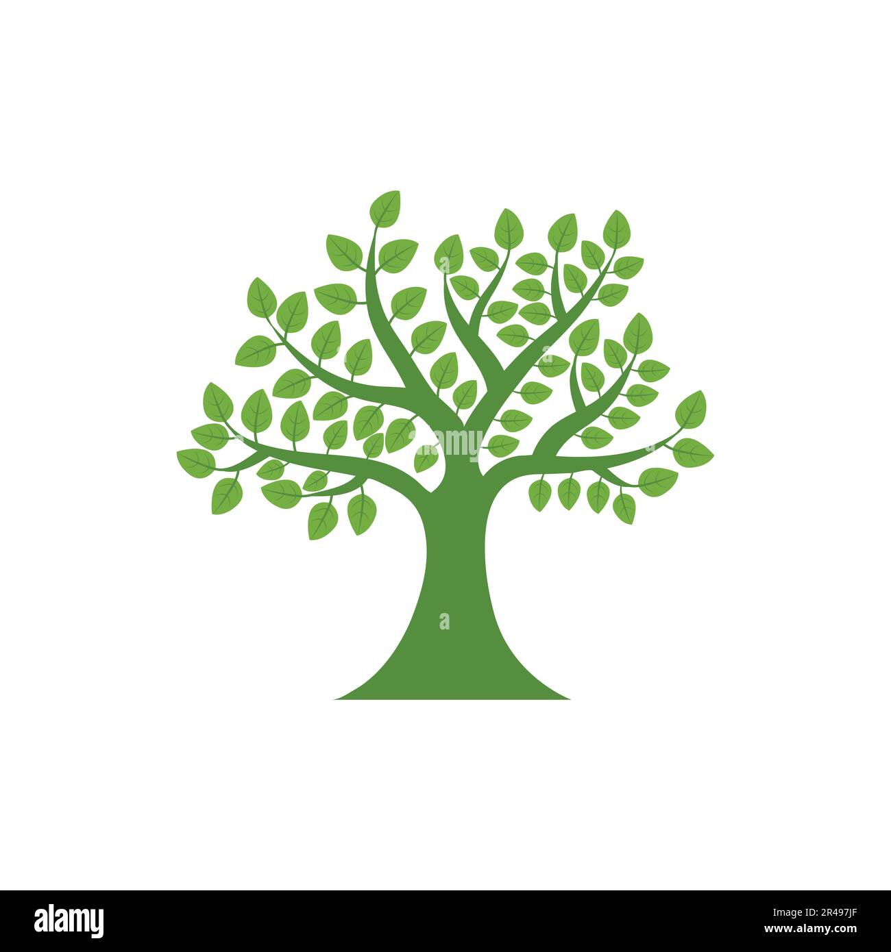Green Tree Logo. Vector tree icon. Nature logo Stock Vector Image & Art ...