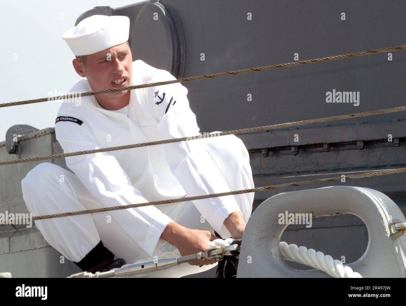 US Navy A deck Stock Photo - Alamy