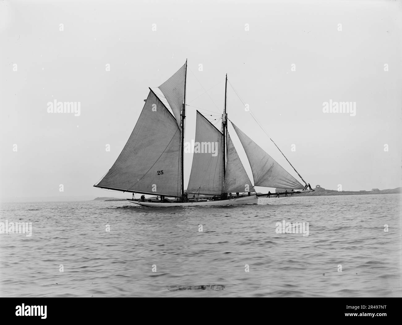 Mayflower, July 15, 1889, 1889 July 15. Photo shows the Mayflower ...