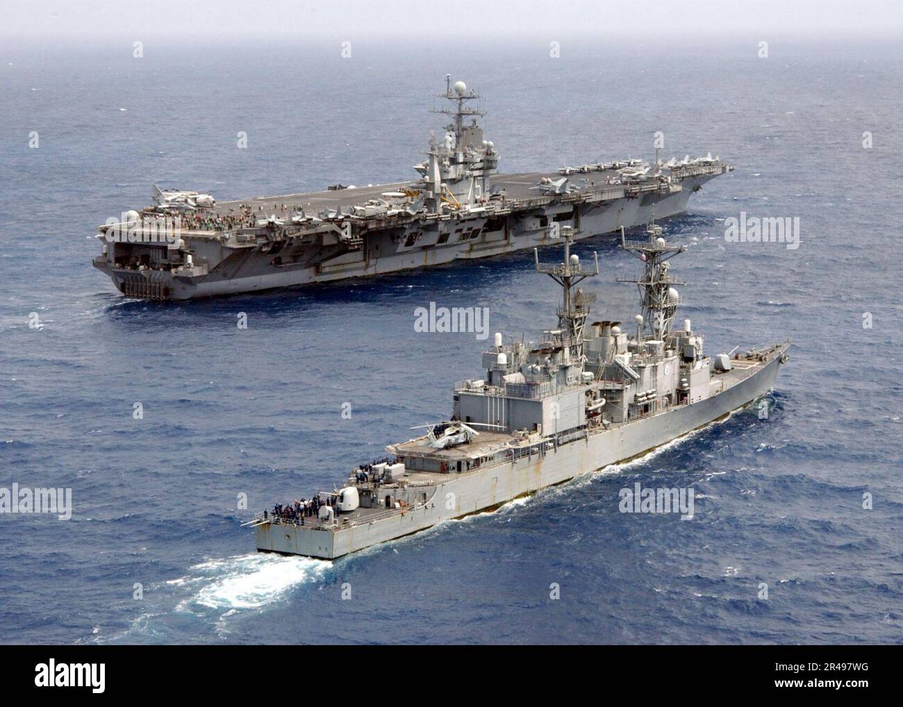 US Navy The nuclear powered aircraft carrier USS Harry S. Truman (CVN ...