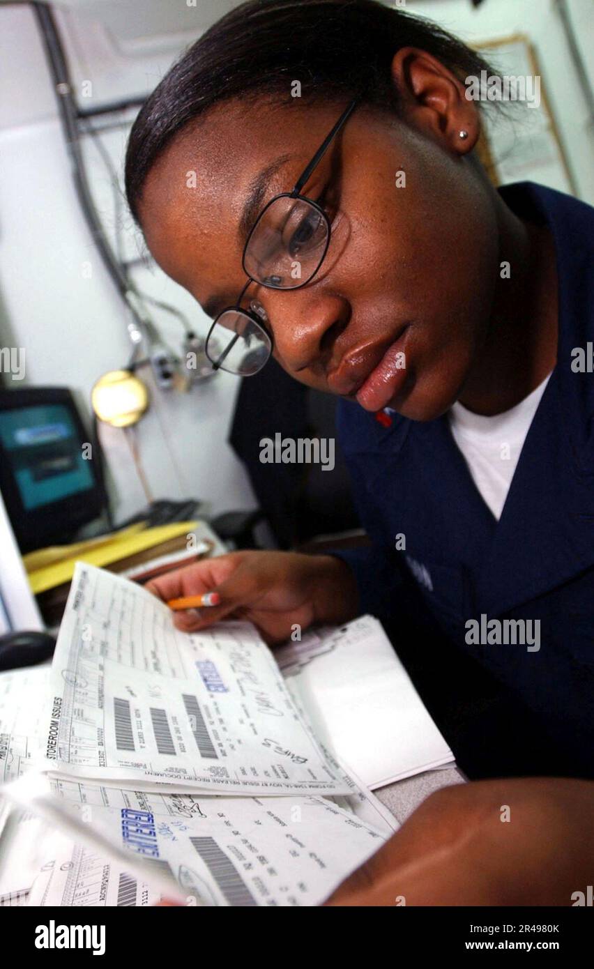 US Navy Storekeeper Stock Photo - Alamy