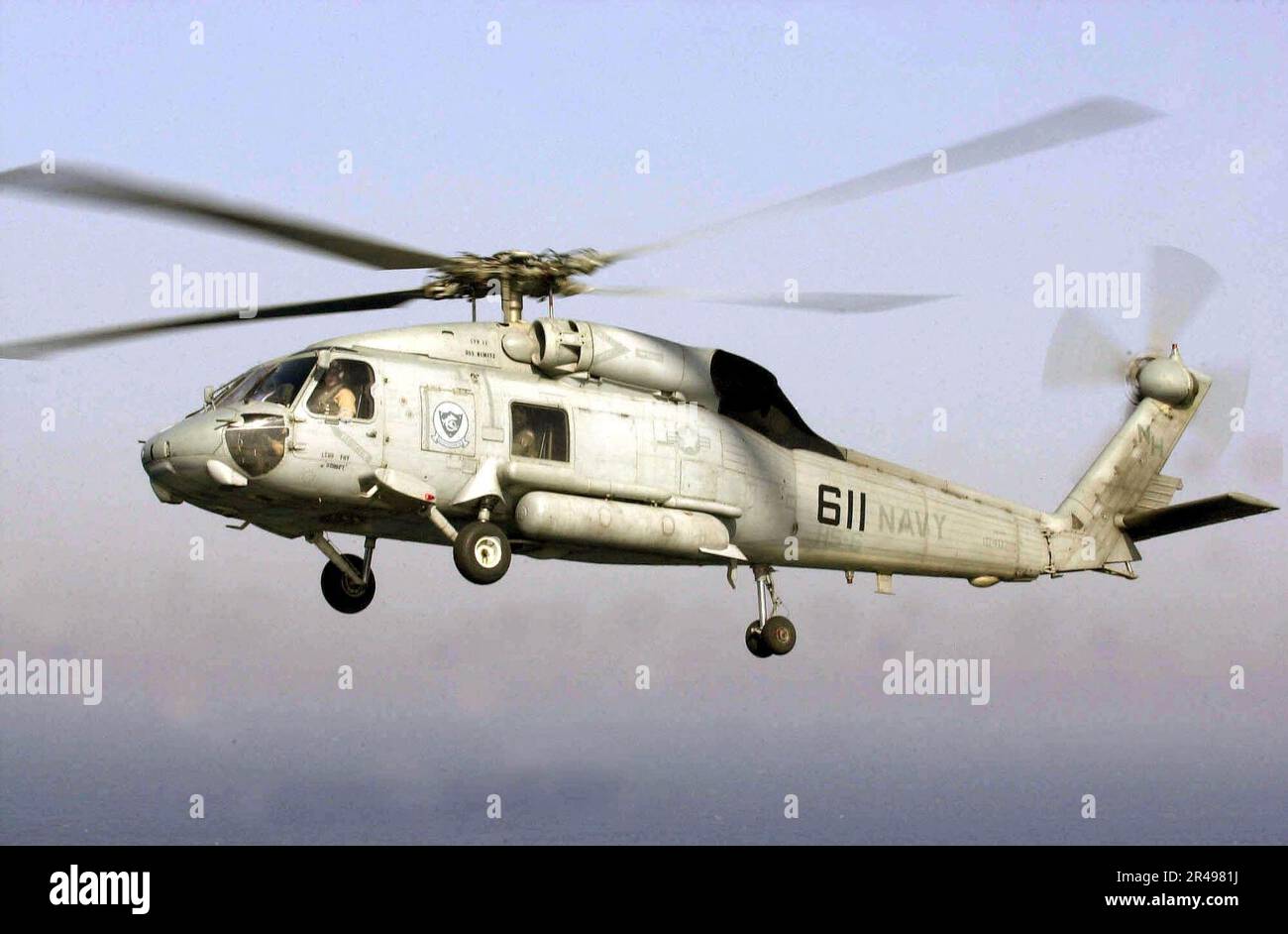 US Navy An SH-60 Seahawk assigned to the Screaming Indians of ...