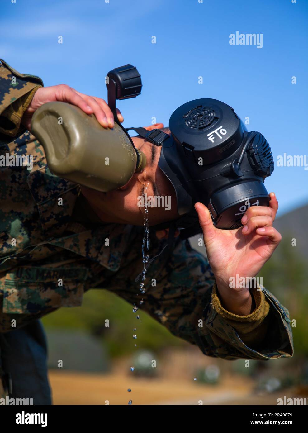 U.S. Marine Corps Lance Cpl. Kridsada Chuenchom, a chemical, biological ...