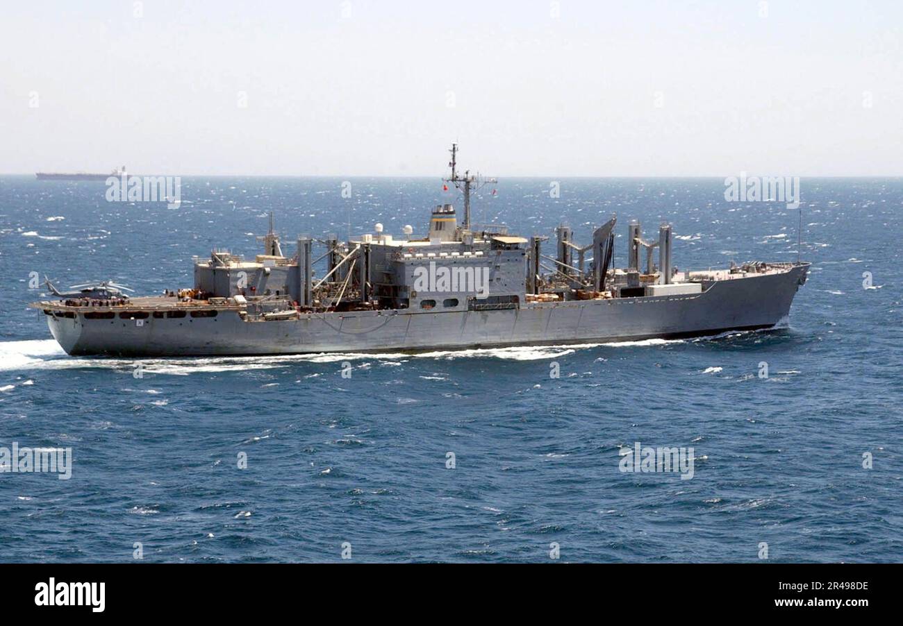 US Navy The Military Sealift Command combat stores ship USNS Niagara ...