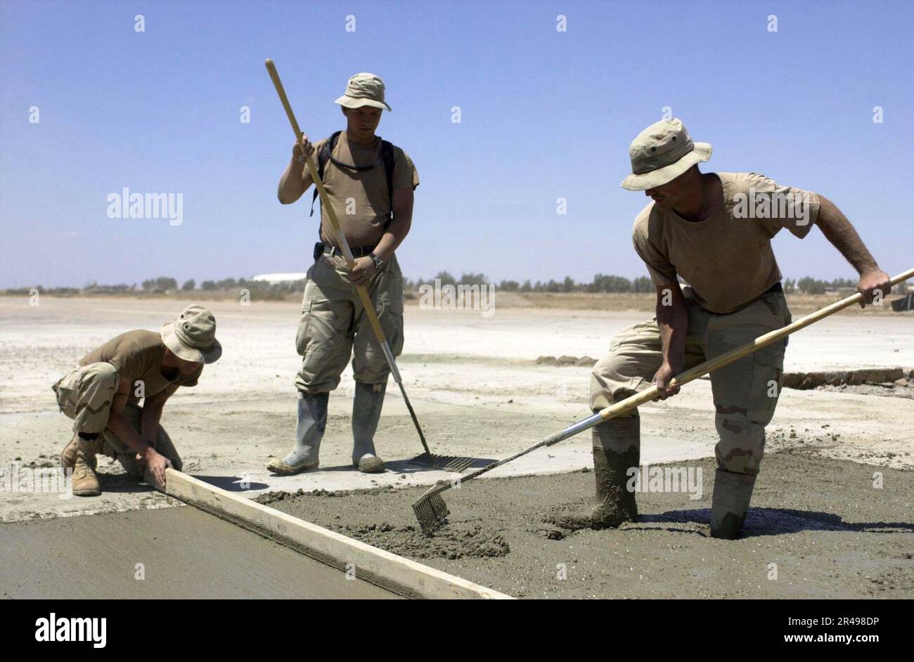 US Navy Seabees from Naval Mobile Construction Battalion One Thirty ...