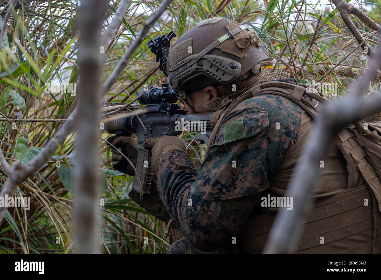 U.S. Marine Corps Cpl. Benjamin Brandenberger, an infantry Marine with ...