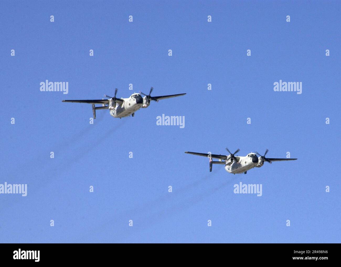 US Navy Two C-2A Greyhounds flying in formation carry sailors assigned ...
