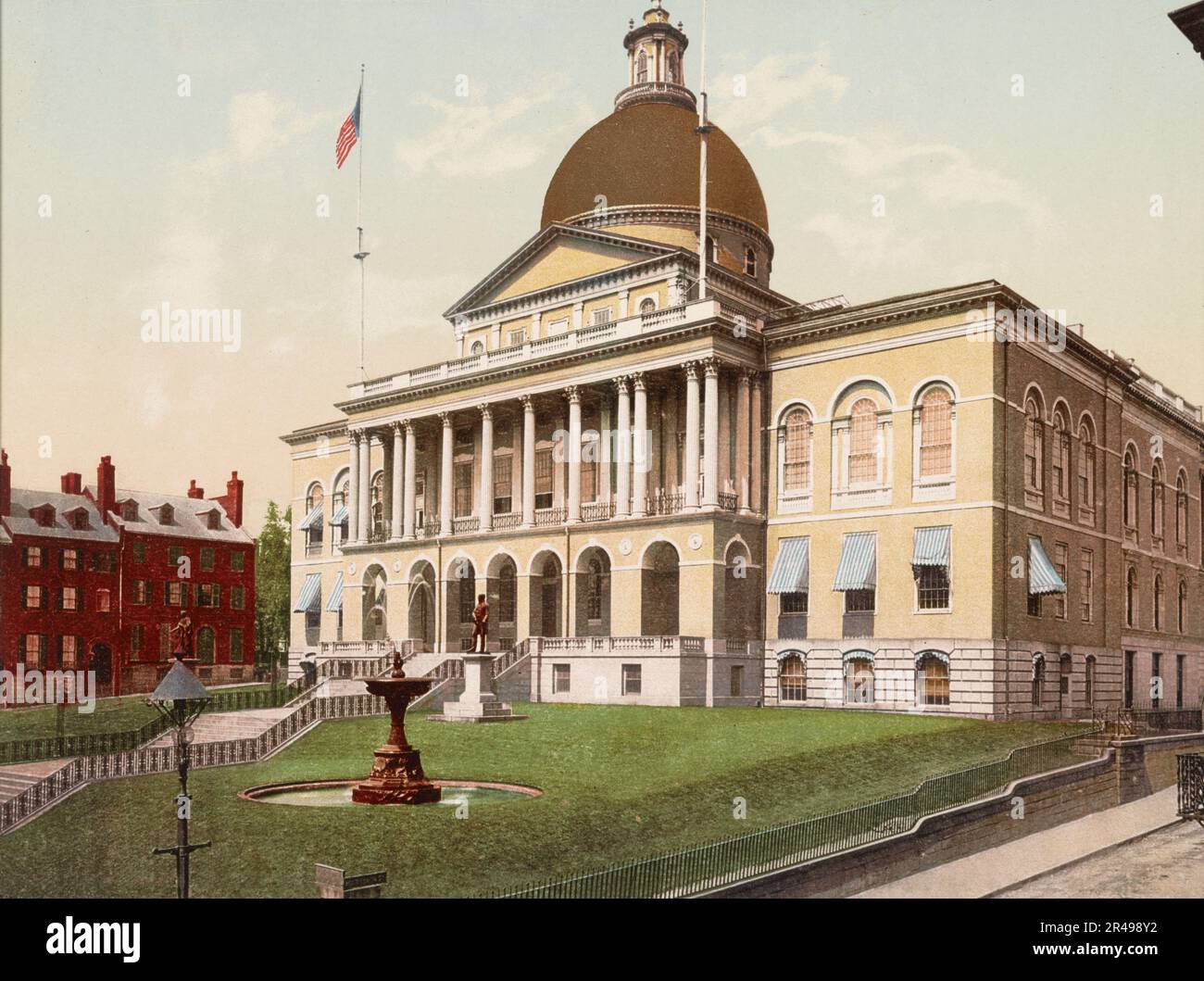 The State House, Boston, c1900 Stock Photo - Alamy