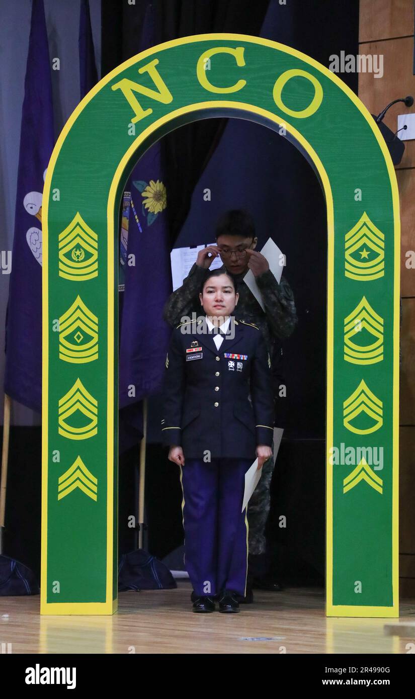 United States Army Garrison Yongsan-Casey Command Sgt. Maj. Wayne ...