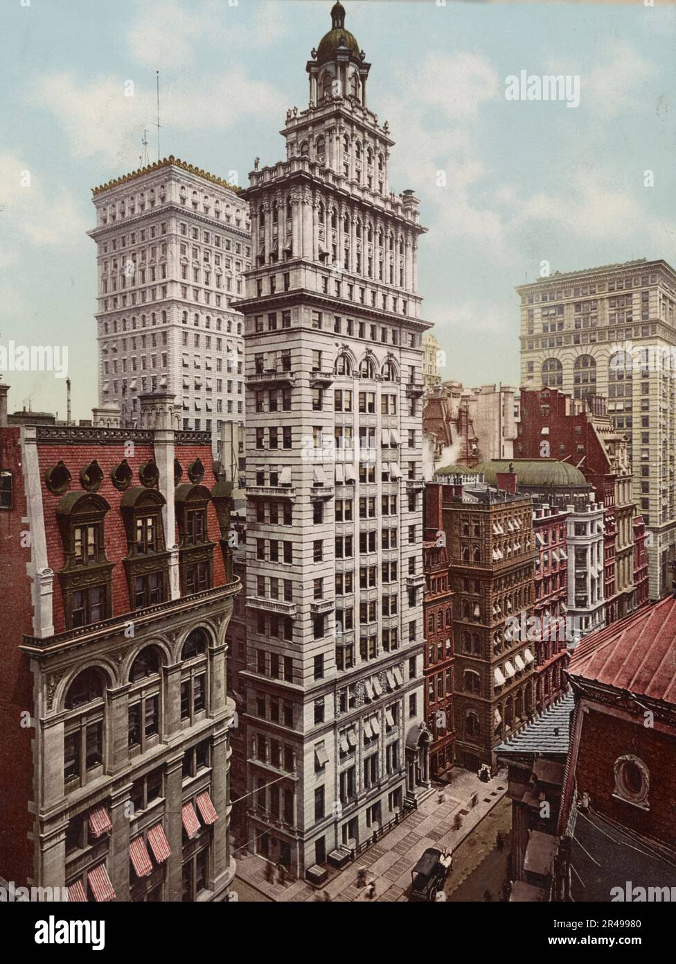 Gillender Building, New York City, ca 1900 Stock Photo - Alamy