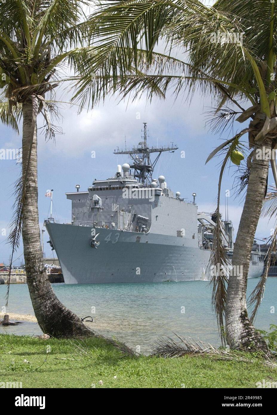 US Navy The amphibious dock landing ship USS Ft. McHenry (LSD 43) crew ...
