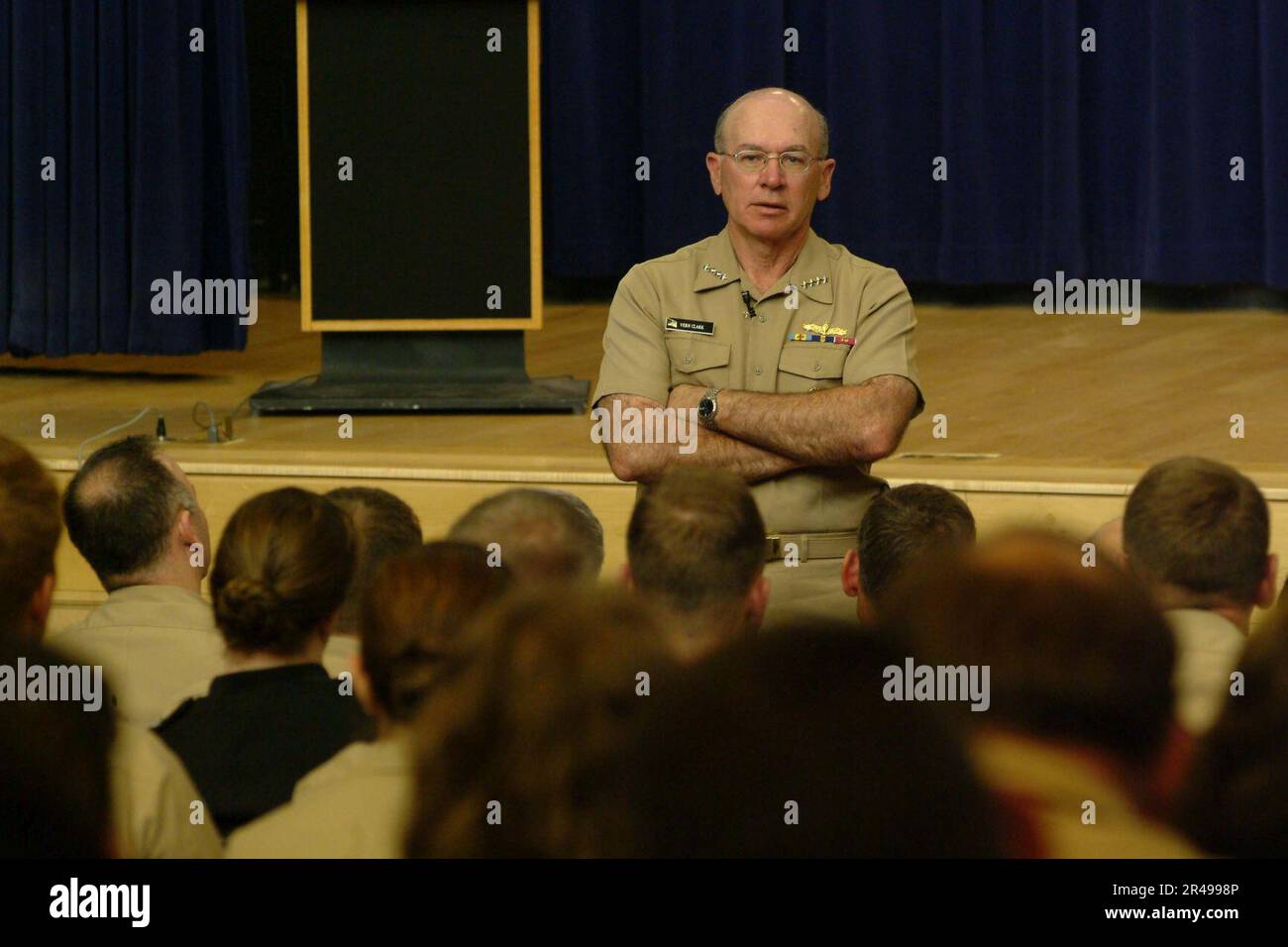 US Navy Adm. Vern Clark Stock Photo - Alamy