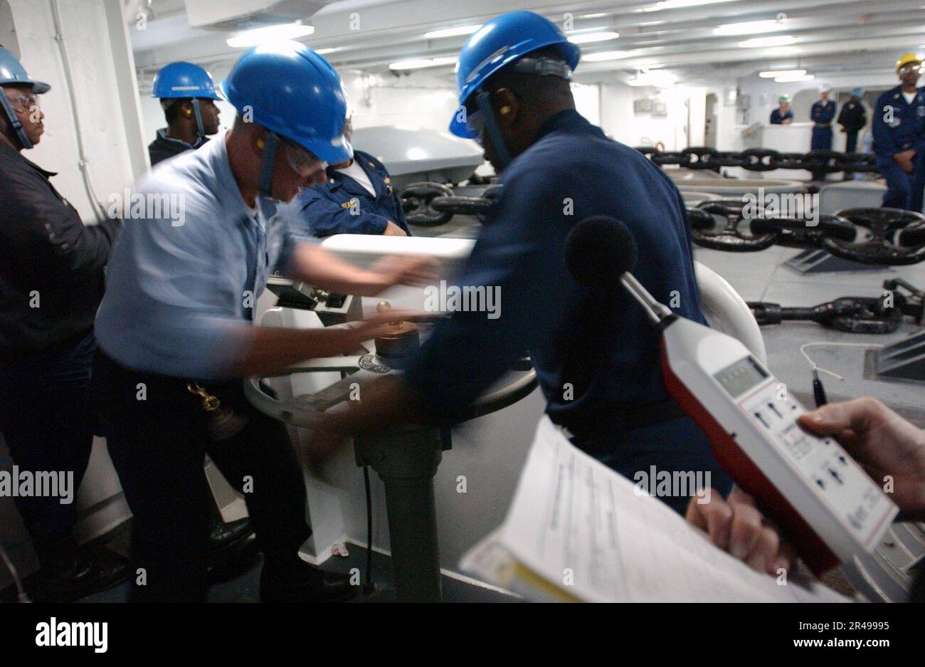 US Navy Boatswain's Mates assigned to the ship's Deck Department, 1st ...