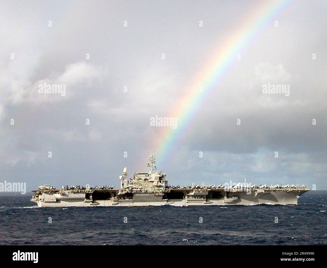 US Navy USS Constellation (CV 64) steams near the Western Coast of ...