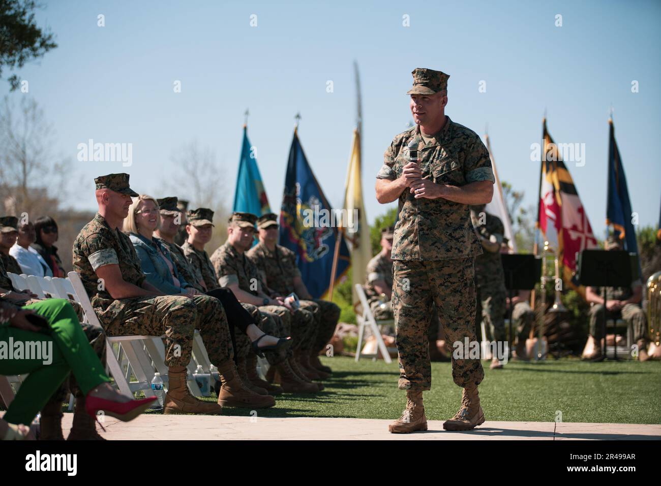 U.S. Marine Corps Col. Sean Dynan, commanding officer of the 15th ...