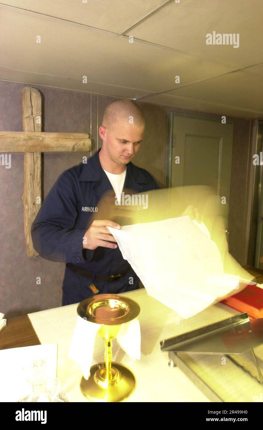 US Navy Religious Program Stock Photo - Alamy